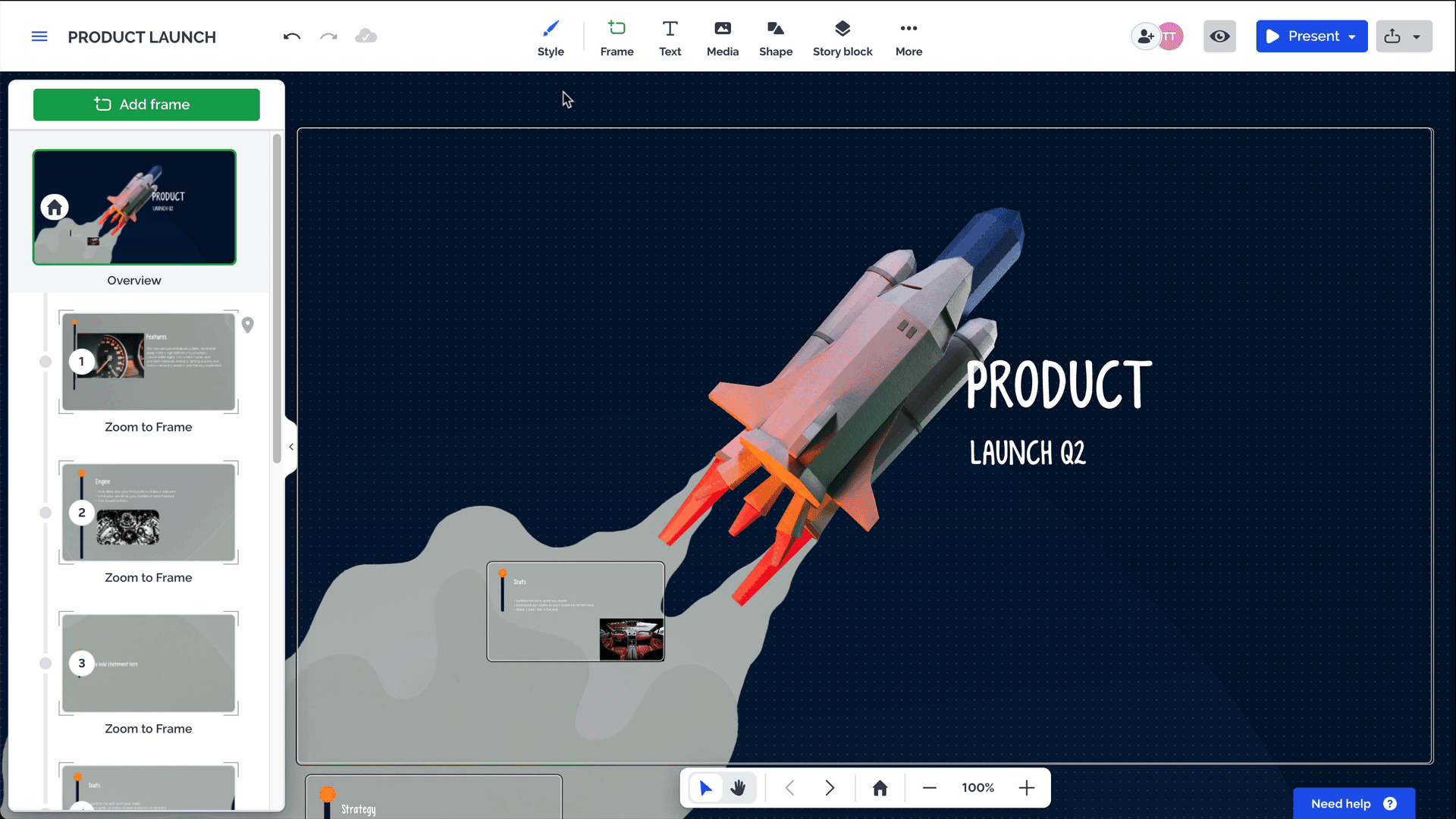 Adding and customizing text styles in Prezi Present – Prezi Support Center