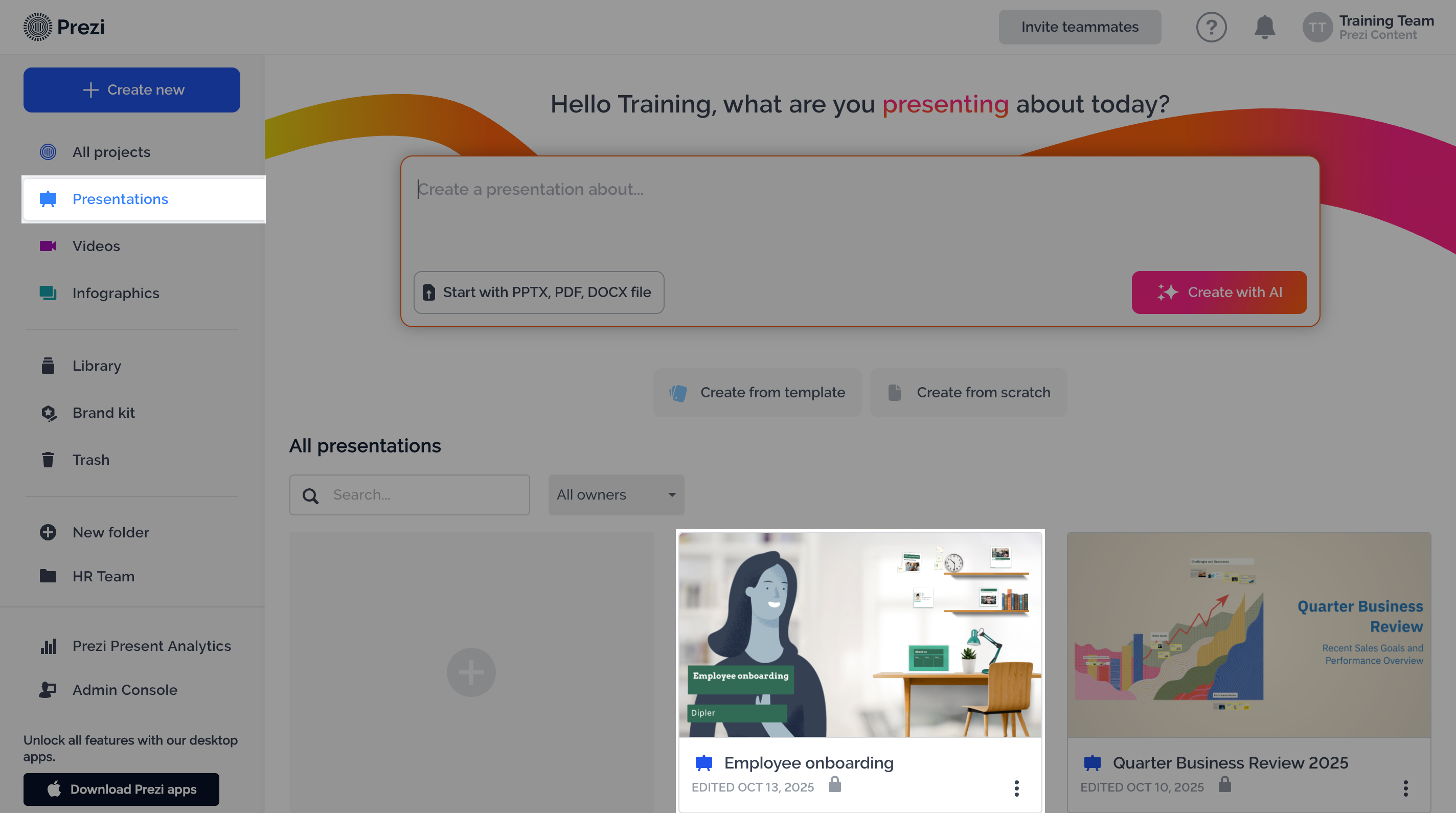 How to use Prezi Present for creating a video – Prezi Support Center